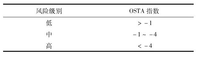 亚洲人骨质疏松自我筛查工具（OSTA）_骨质疏松_骨质疏松检查 - 好大夫在线